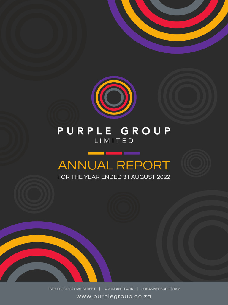 Purple Group Annual Report 2022 | PDF | Cost Of Living | Financial ...