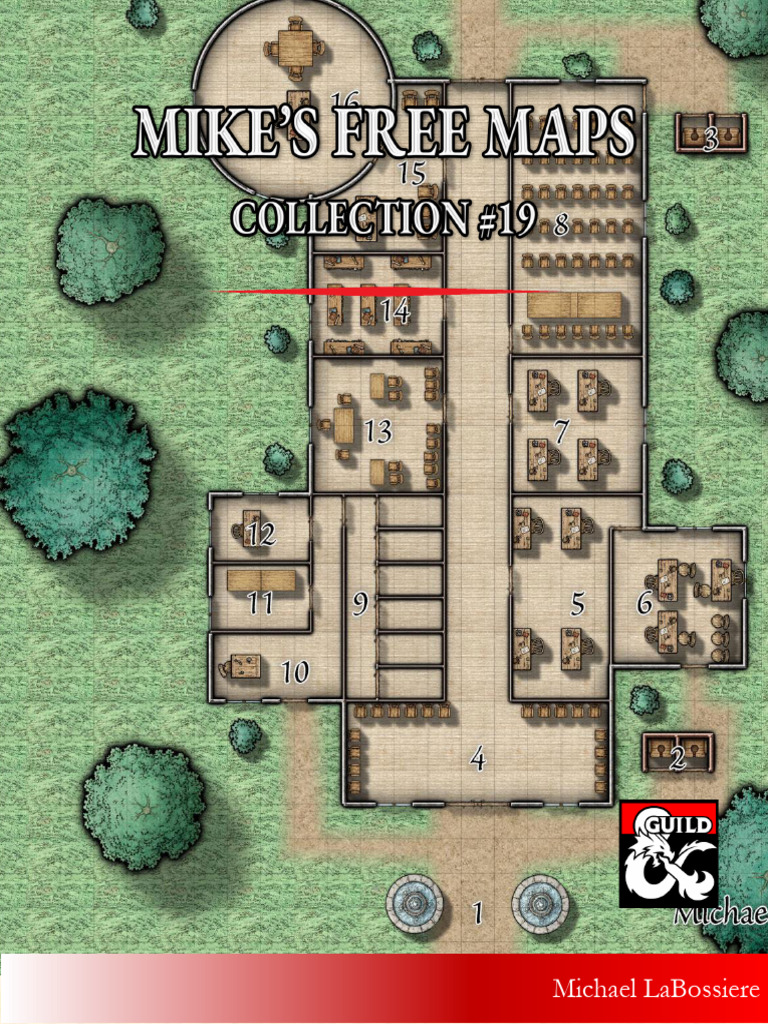 Mikes Free Maps 19 v1 | PDF | Dungeons & Dragons | Wizards Of The Coast