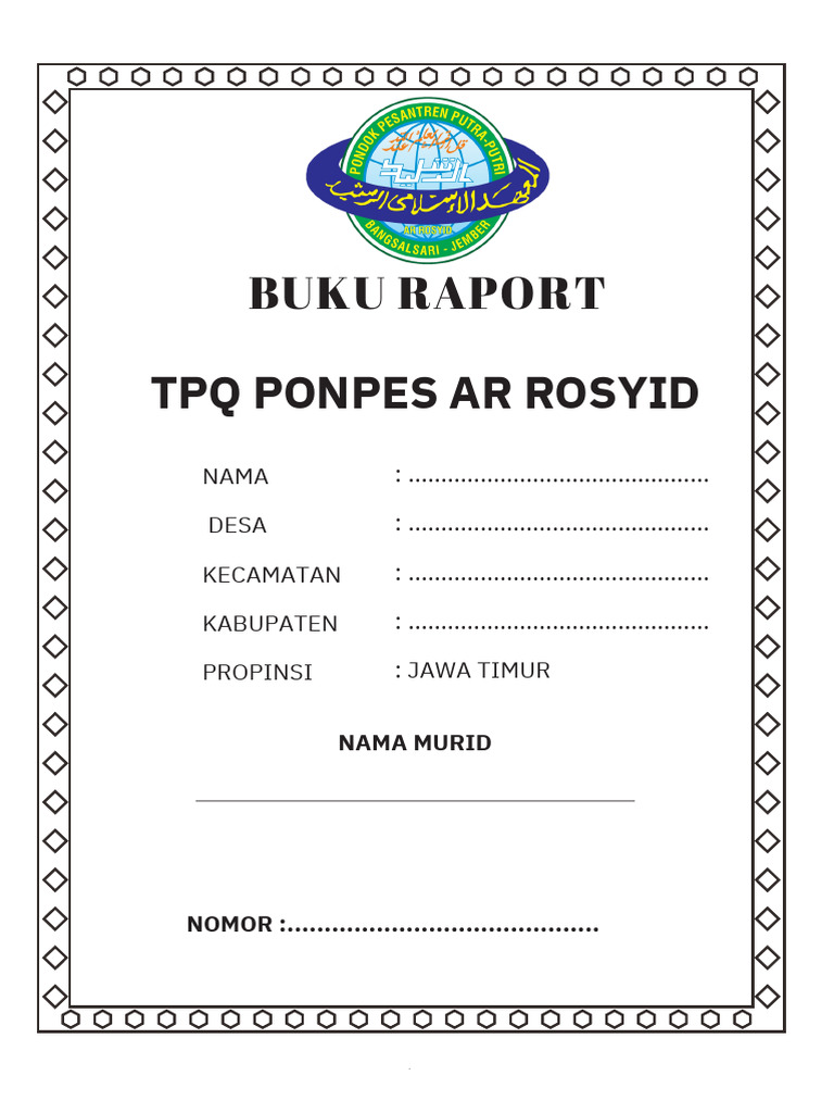 Contoh Raport TPQ Terbaru | PDF