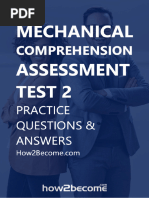 Mechanical Aptitude Test | PDF