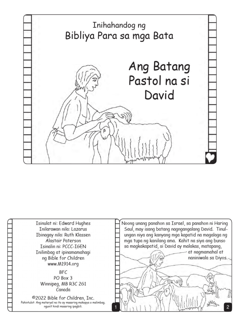 19 David The Shepherd Boy Tagalog CB6 | PDF
