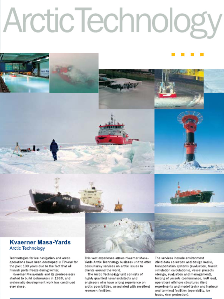 Aker Kvaerner Masa-Yards. Arctic Technology | PDF