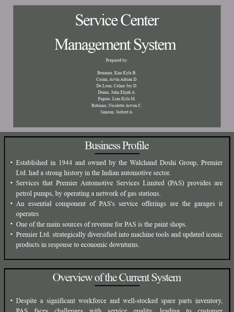 Service Center Management Syatem With Design | PDF | Internet Of Things ...