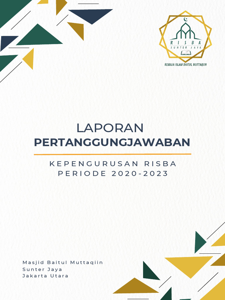 LPJ Risba Periode 2020-2023 | PDF | Pengembangan Diri