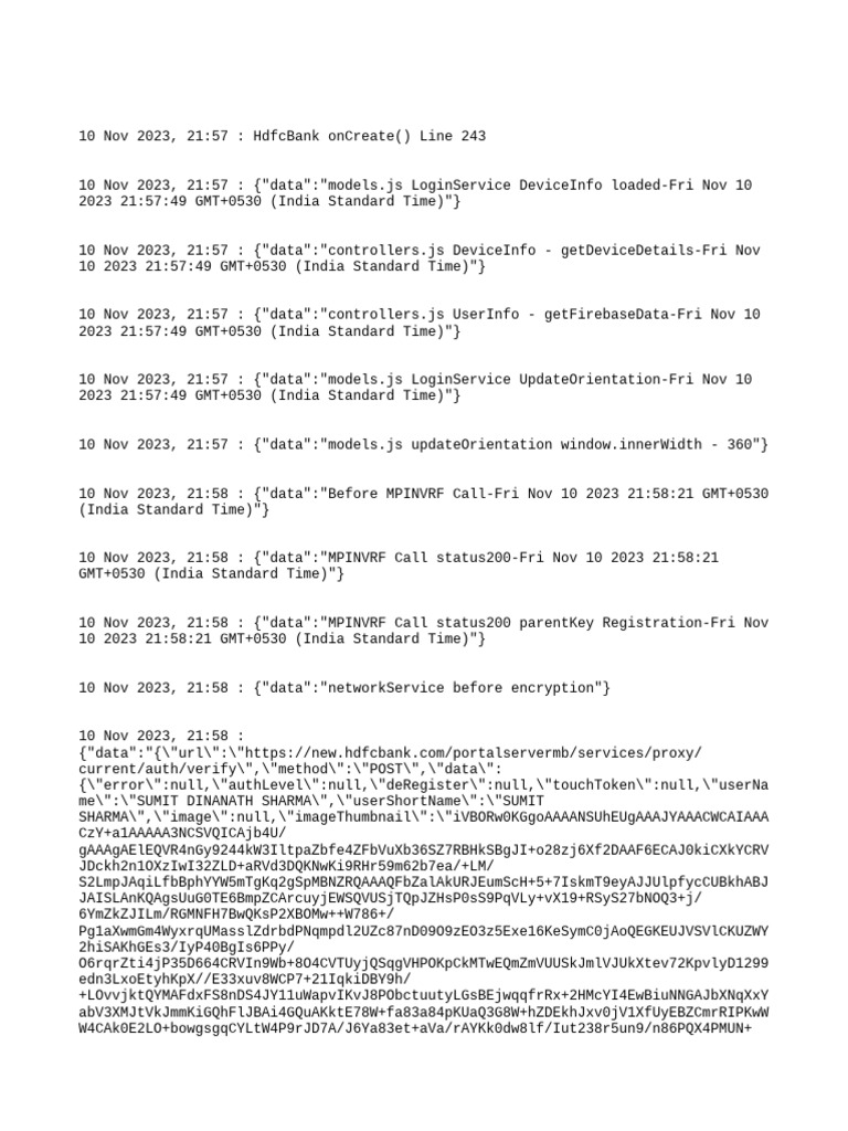 HdfcLogs 20 June 23 | PDF | Secure Communication | Computer Security