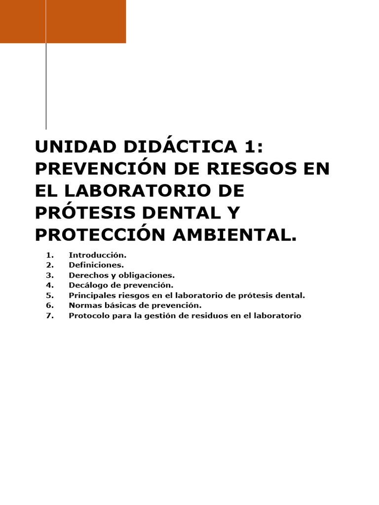 UD1. Prevención de Riesgos - en El Laboratorio | PDF | Laboratorios ...