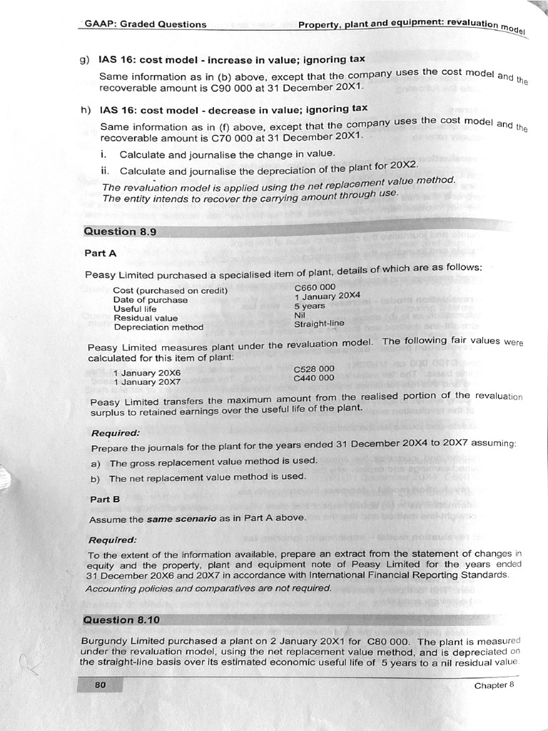 Gripping Gaap Graded Questions-Ppe | PDF