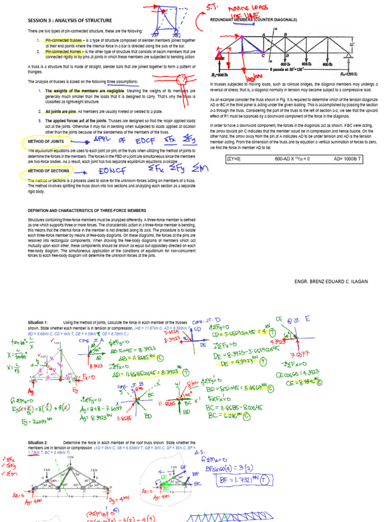 Solution Review Before Midterm 2023 | PDF | Truss | Bending