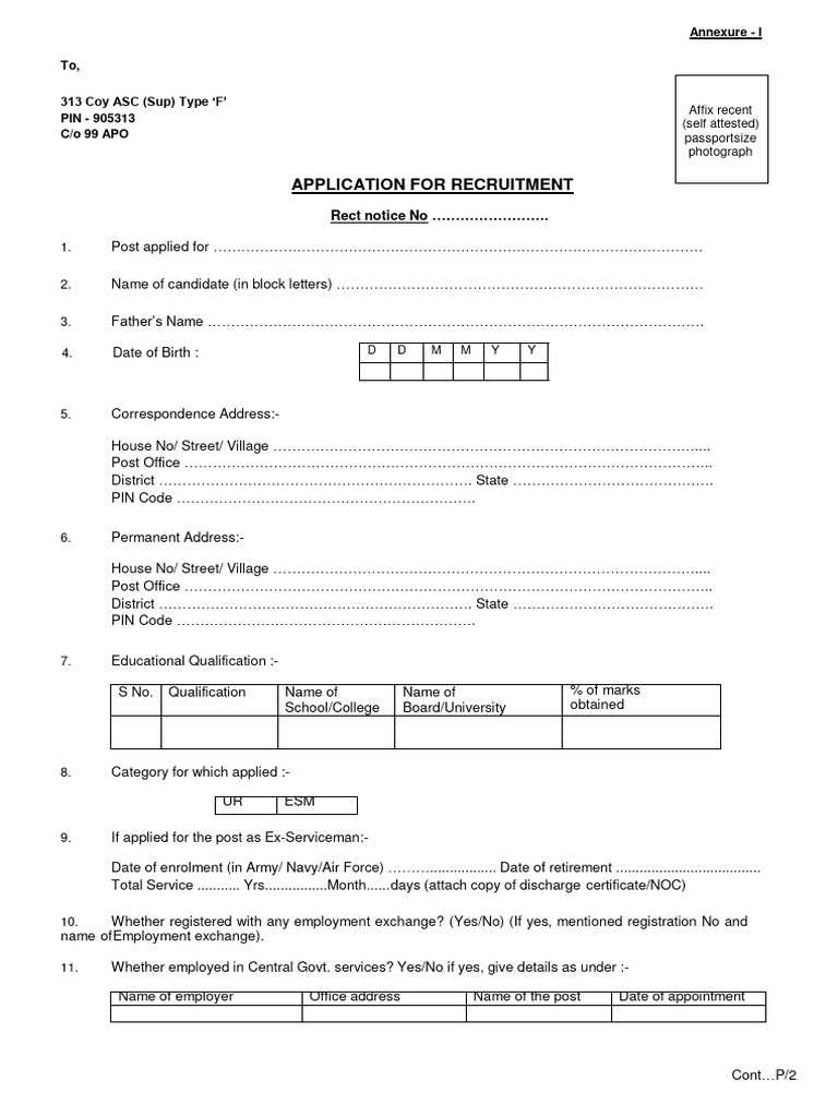 313 Fireman Application Form 2021 WWW - Jobshankar | PDF | Government ...