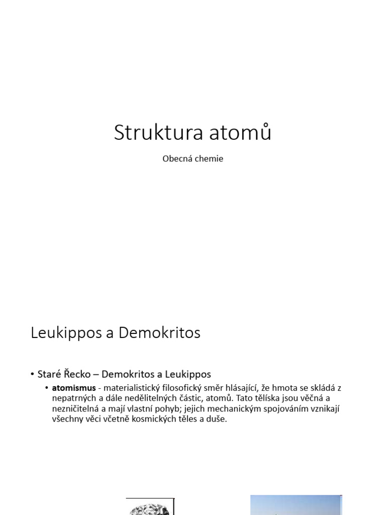 2 Struktrura Atomu Jádro | PDF
