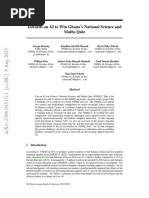 Yks Sample NSMQ Trial Contest Questions For Aburi 25TH Jan 2025 ...