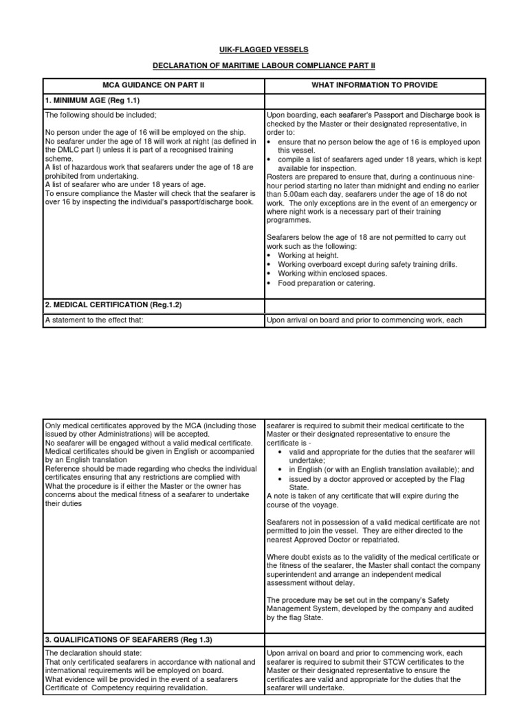 Guidance On DMLC Part II - Updated 13.07.2021 | PDF