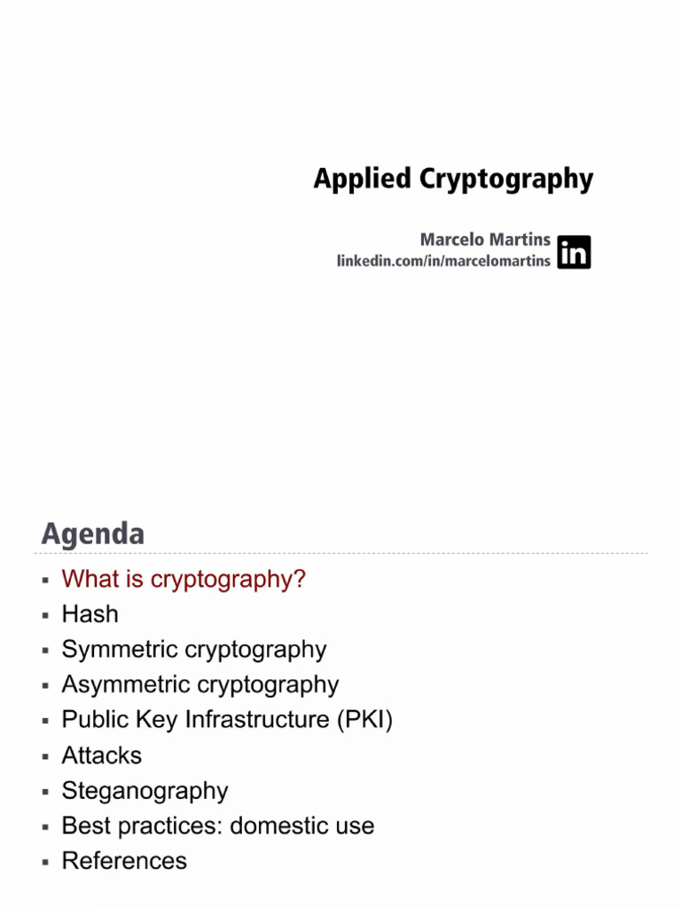 Applied Cryptography | PDF