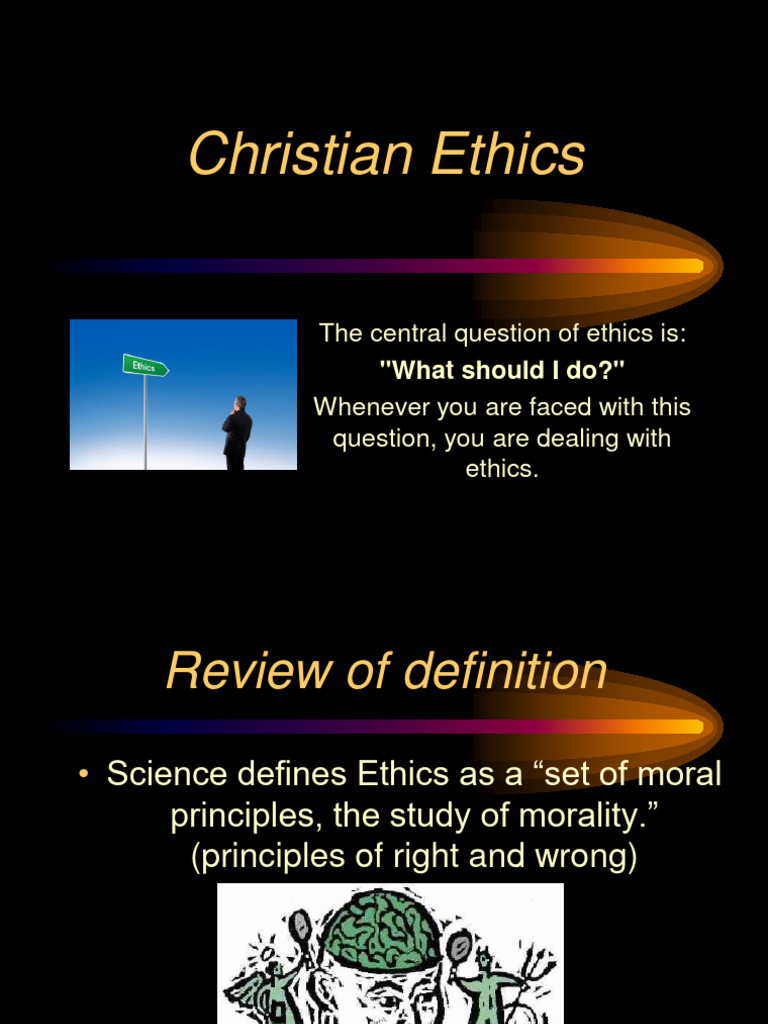 Christian Ethics | PDF | Christian Ethics | Conscience