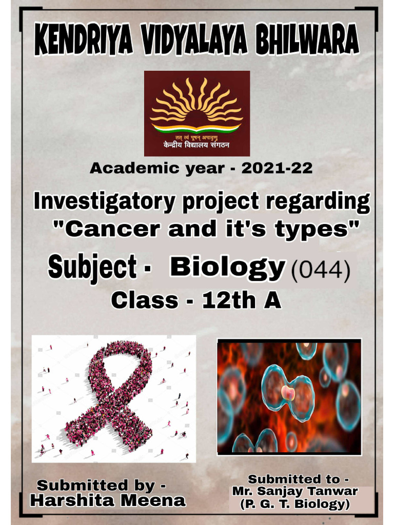 Biology - Investigatory Project | PDF