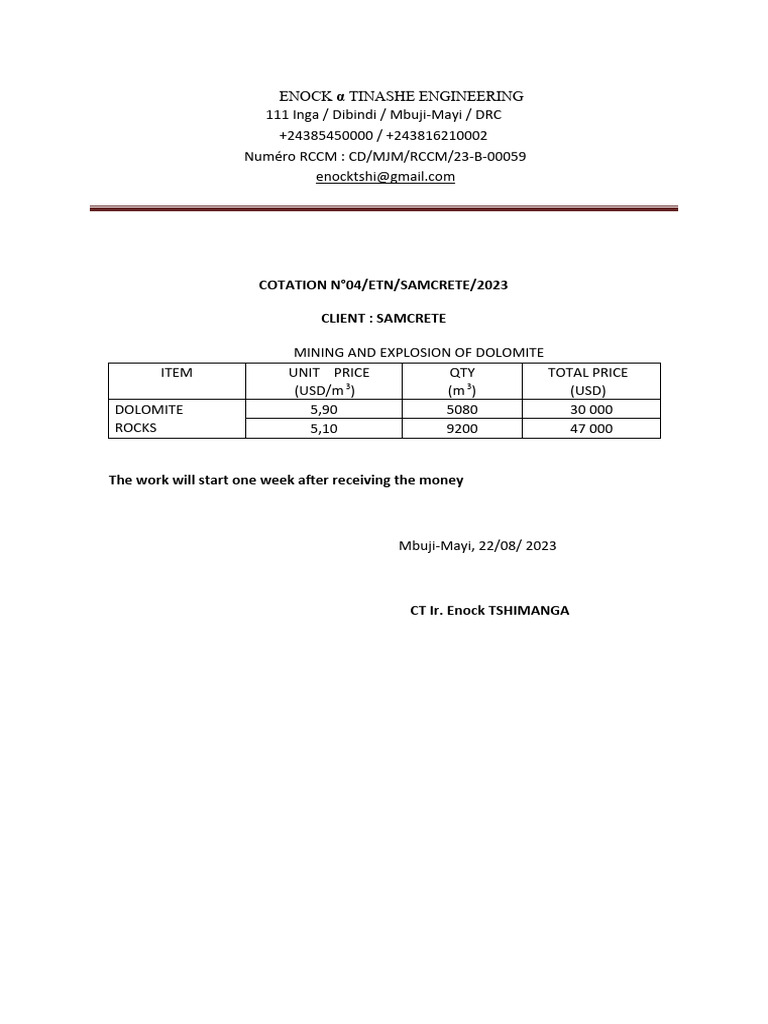 Enock α Tinashe Minage | PDF | Technology & Engineering