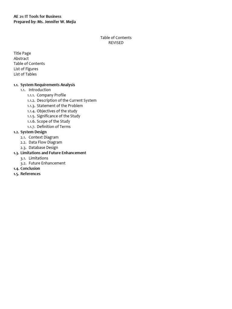 Project Guidelines | PDF | System | Information