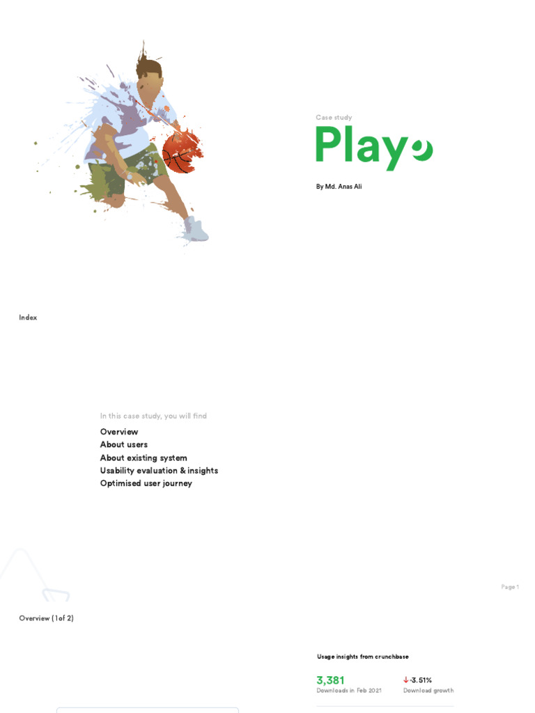 Playo - Case Study | PDF | Usability | Icon (Computing)