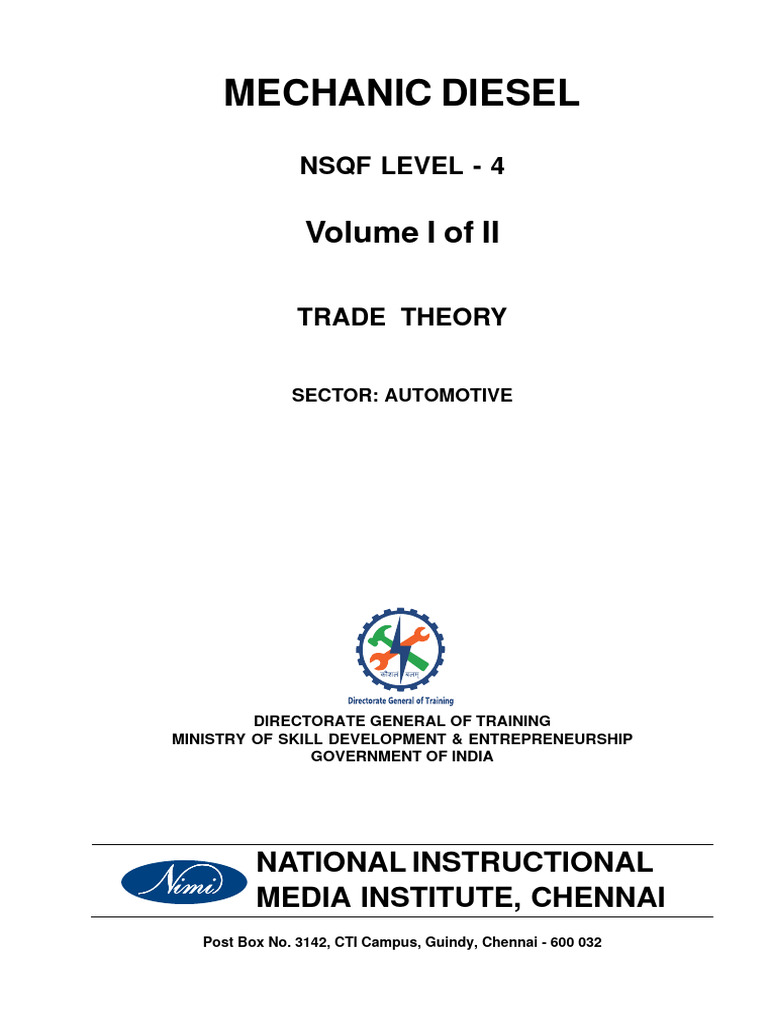 Mechanic Diesel-Volume I of II - TT | PDF | Screw | Series And Parallel ...