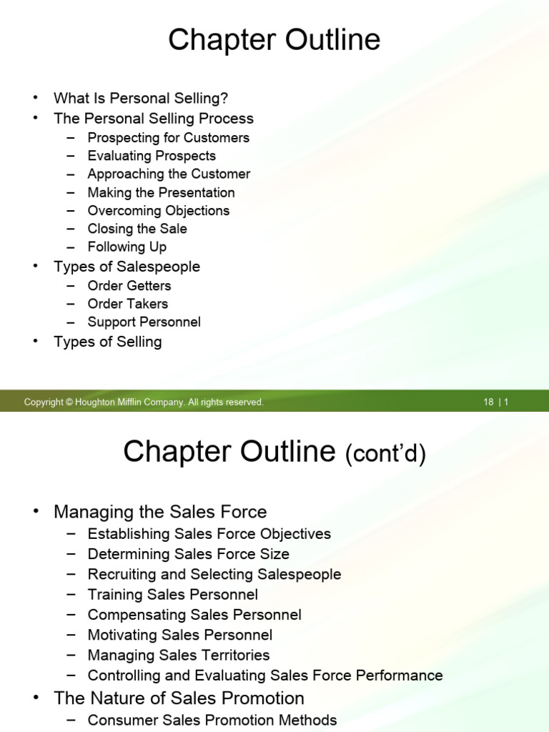 Personal Selling Steps | PDF | Sales | Retail