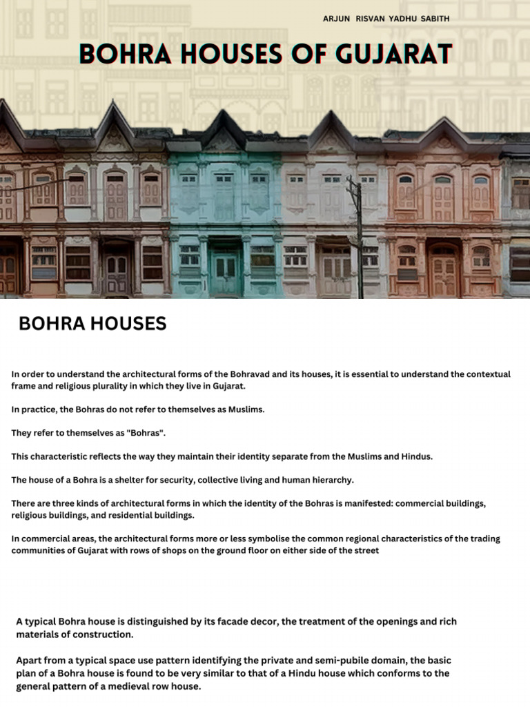 Bohra Houses of Gujarat | PDF