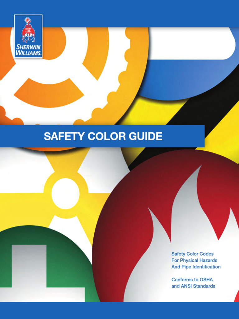 Protective Coatings Safety Color Guide Sherwin Williams | PDF | Pipe ...