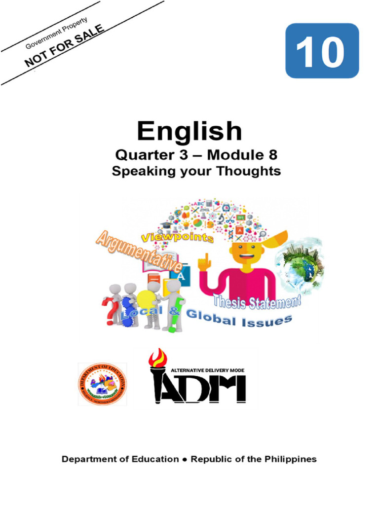 English10 q3 Mod8 Speaking-Your-Thoughts v2 | PDF | Greenhouse Effect ...