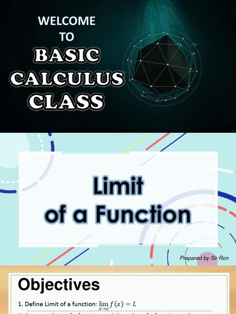 Week 2 - Introduction To Limits | PDF | Function (Mathematics) | Functions And Mappings