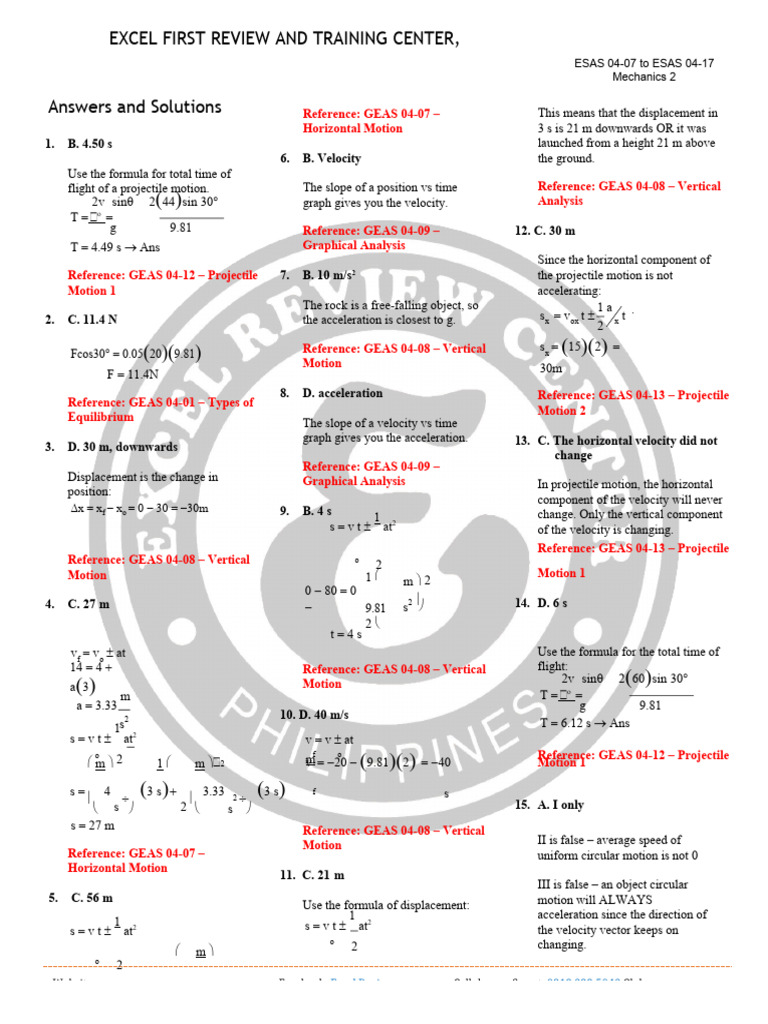 4 - Engineering Mechanics 2 - Solutions | PDF | Acceleration | Velocity