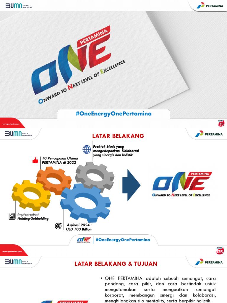 Sosialisasi One Pertamina 2024 | PDF