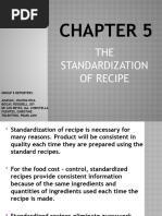 Recipe Development and Standardization Guide | PDF | Foods | Cooking