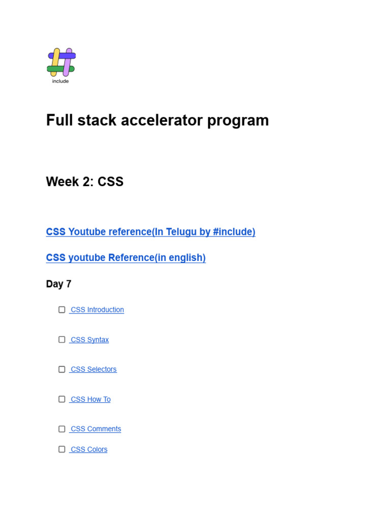 CSS Day Plan | PDF | Computers