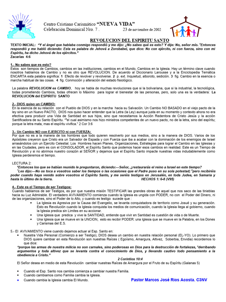 CD7 Revolución Del Espiritu Santo | PDF