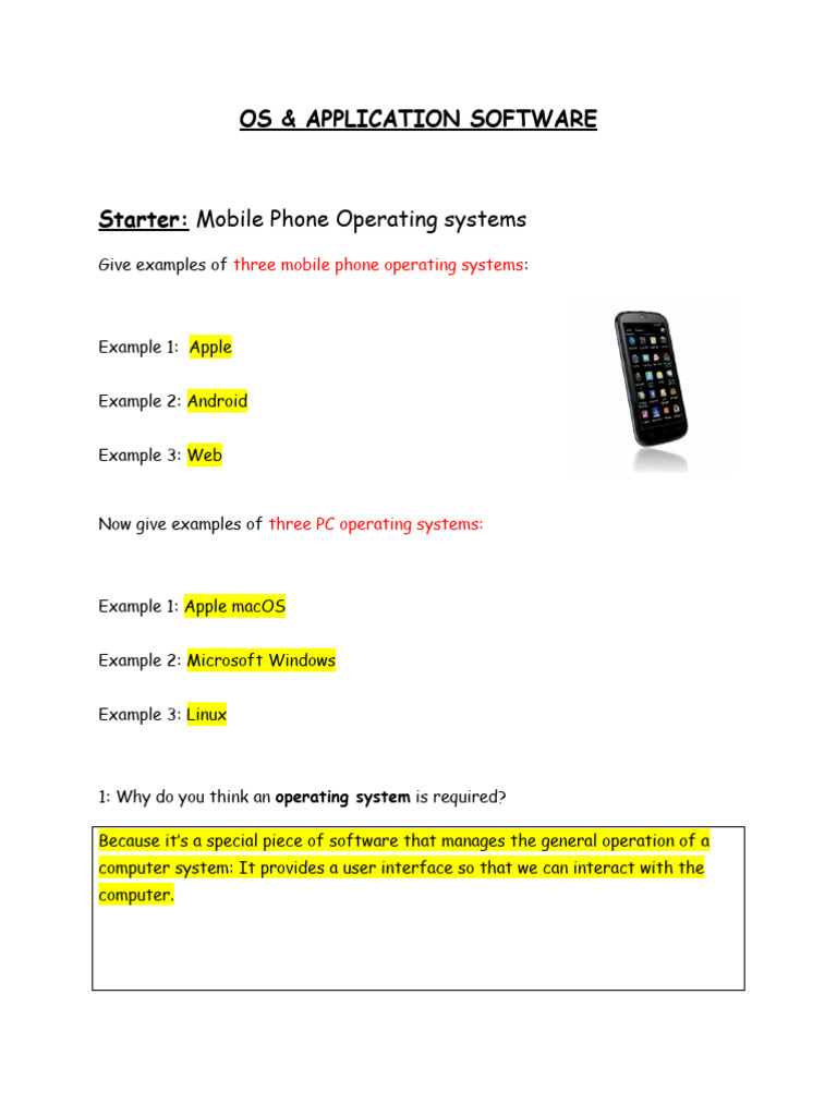 Software | PDF | Operating System | Application Software