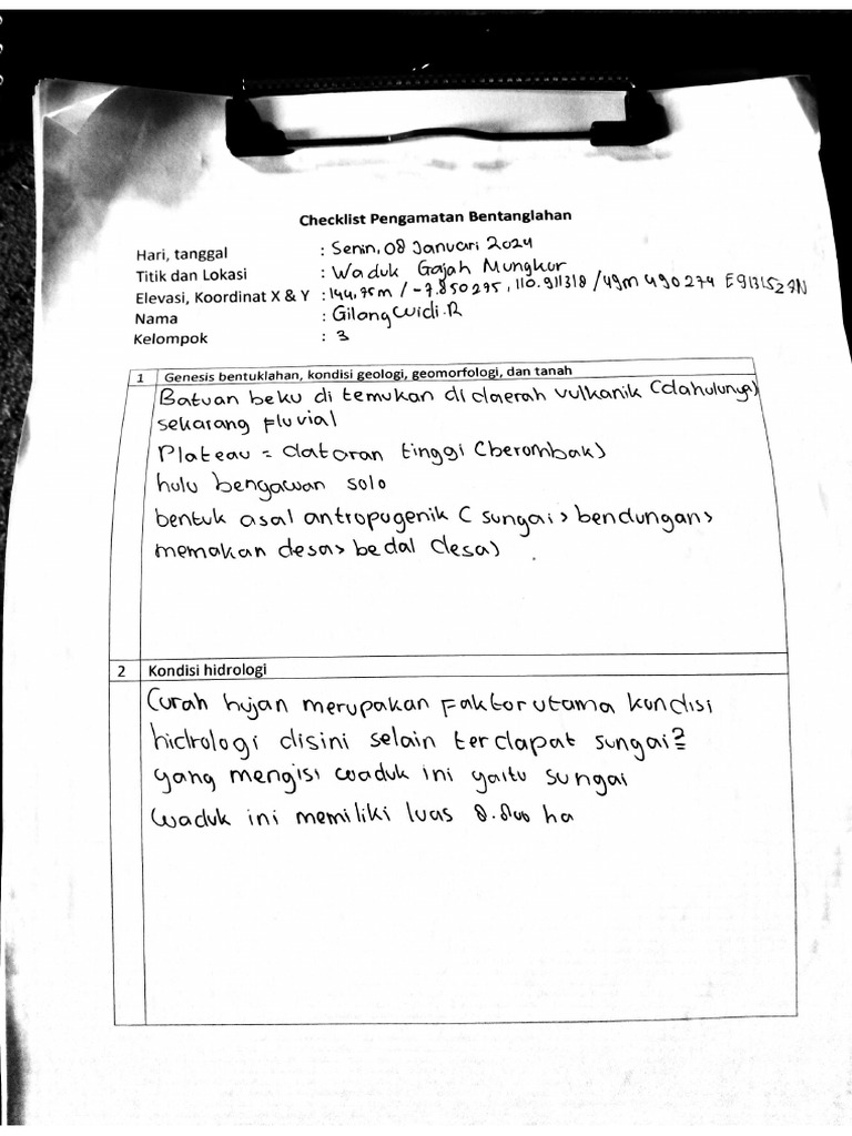 Checklist KKL 1 | PDF