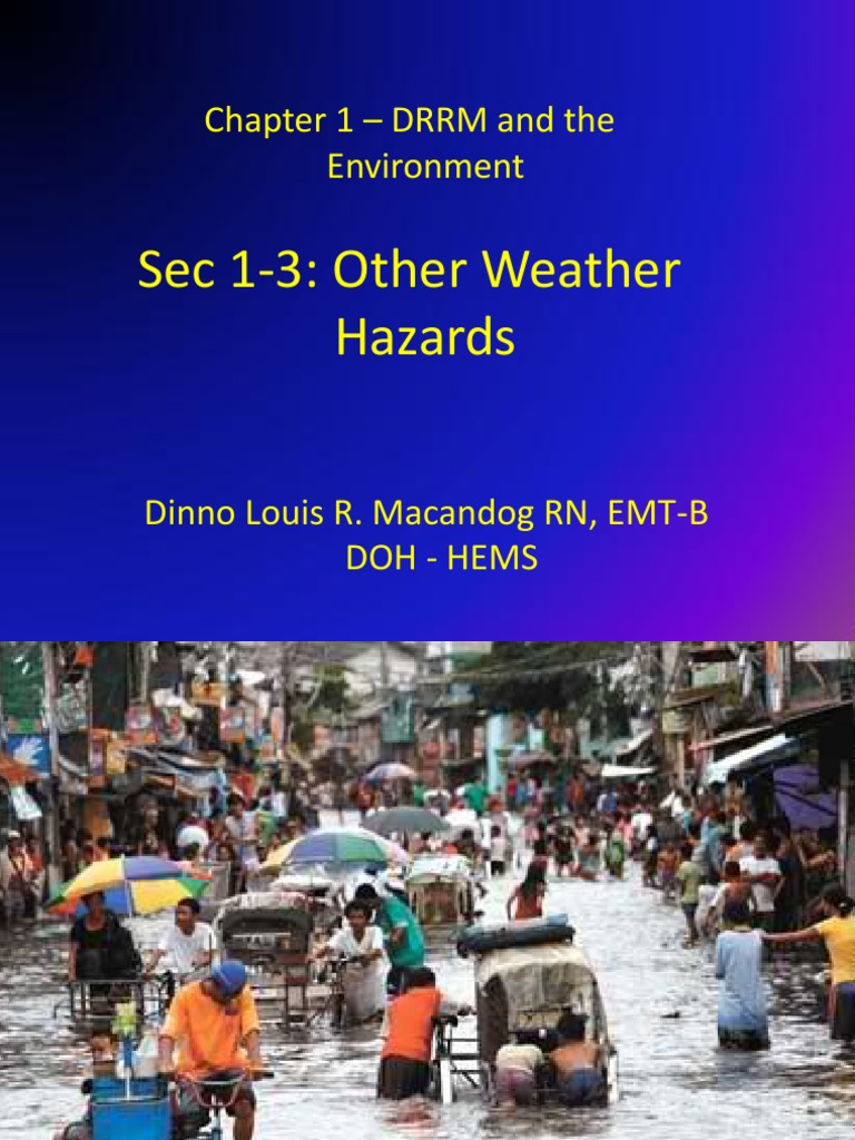 Weather Hazards and Disaster Preparedness | PDF | Travel | Science ...