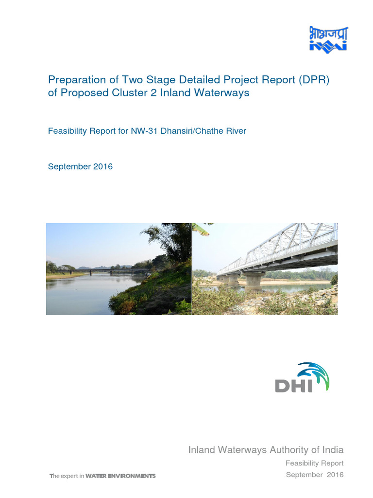 5863383100NW-31 Dhansiri Final FSR | PDF | Transport | River