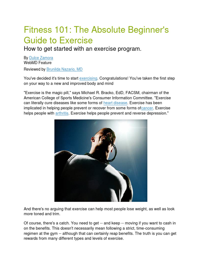 Fitness 101 | PDF | Strength Training | Weight Training