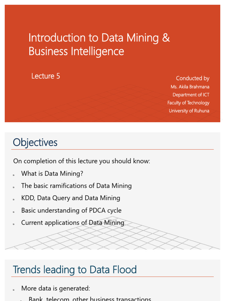Lecture 5 Introduction To Data Mining Business Intelligence | PDF ... Lecture 5 Introduction To Data Mining Business Intelligence | PDF ...