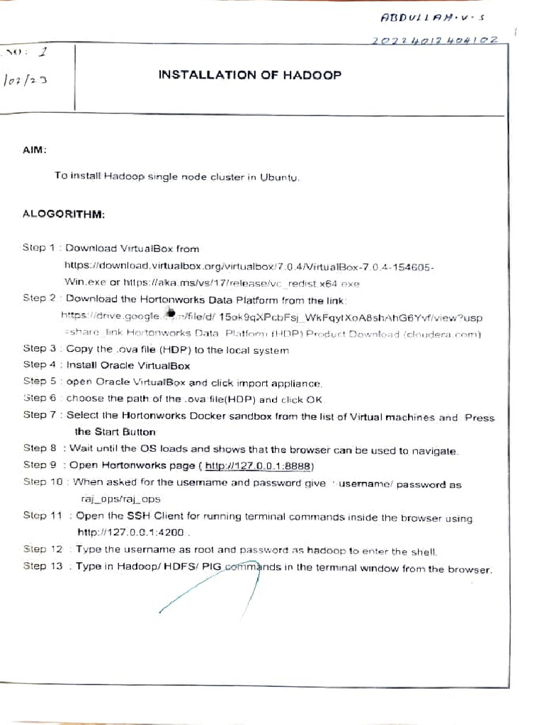 Practical 1-4 | PDF | Apache Hadoop | Databases