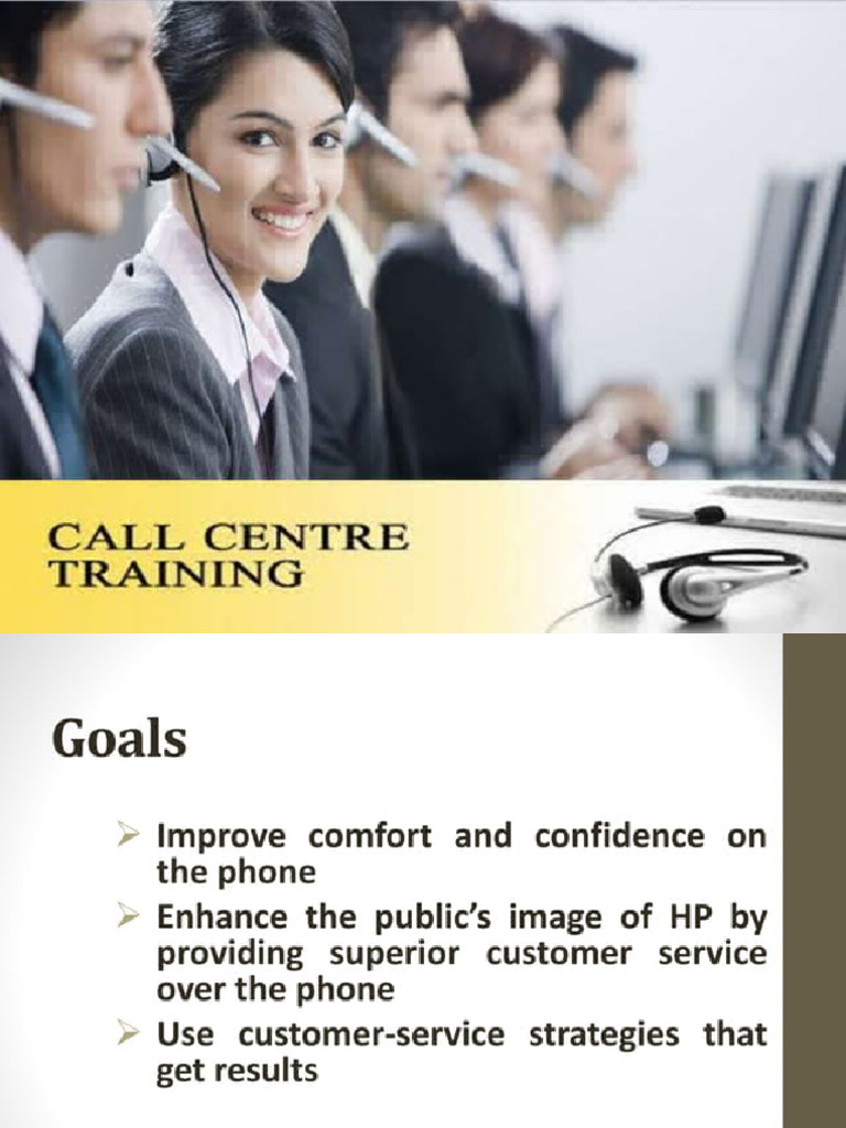 Call Center Agent Training Basic | PDF