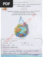 Class 11th EVS Project Book | PDF