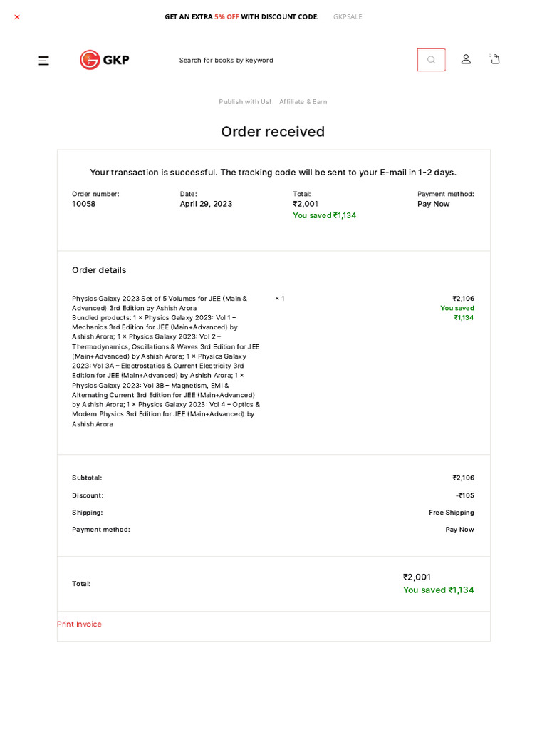 Physics-galaxy invoice | PDF | Physics | Physical Sciences
