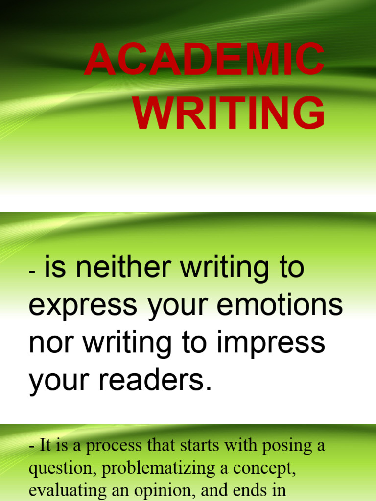 Eapp Ppt Academic Writing Pdf Word Argument