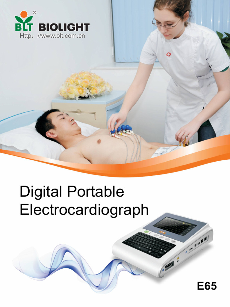 Biolight E65 ECG Broshure - OCR | PDF | Electrocardiography | Heart Rate