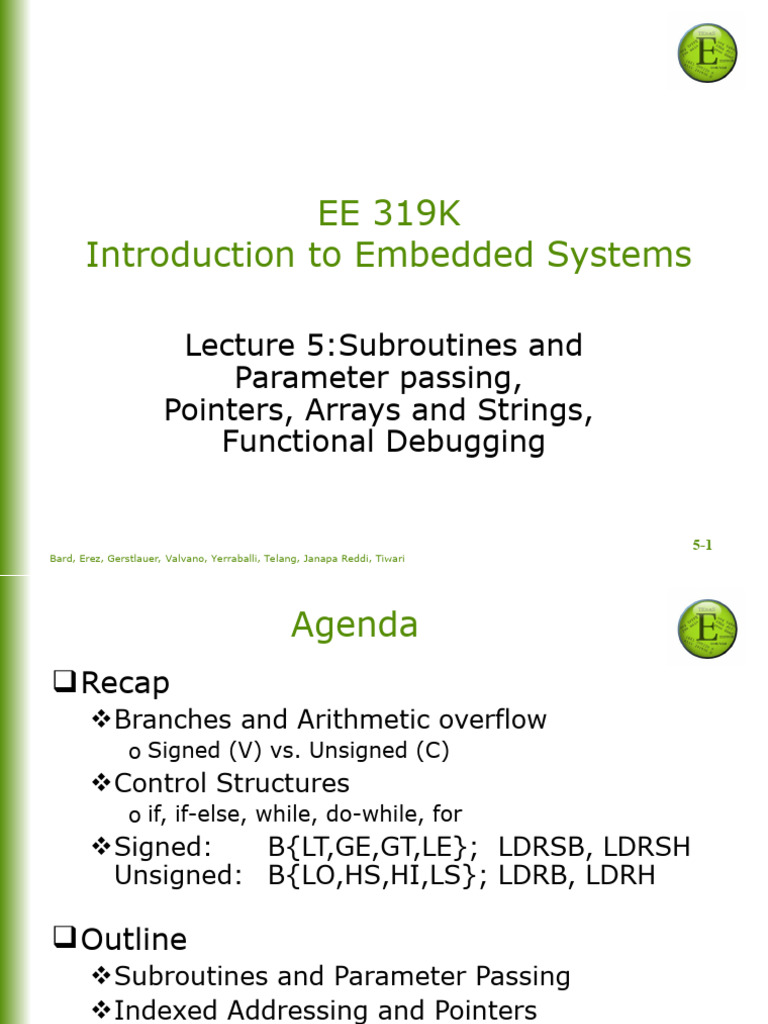 Lec5 (1) | PDF | Parameter (Computer Programming) | Pointer (Computer Programming)