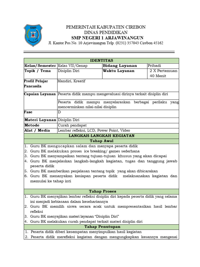 RPL Klasikal - Disiplin Diri | PDF | Pengembangan Diri | Sains & Matematika