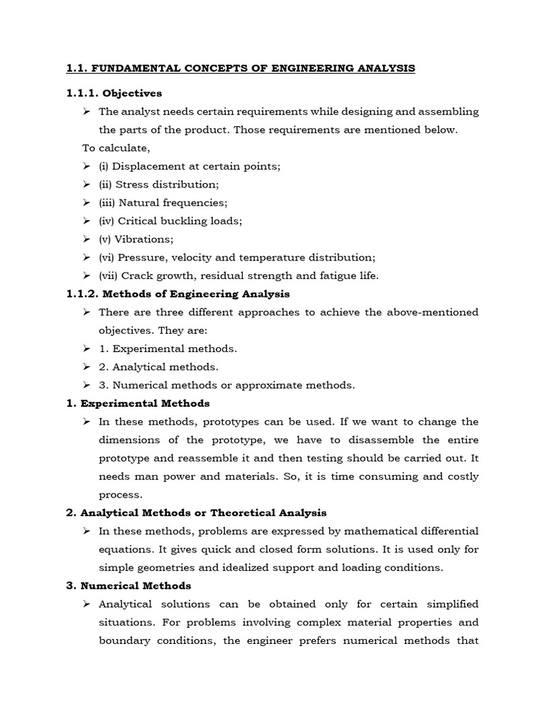 Structural Analysis Methods Overview | PDF | Finite Element Method | Equations