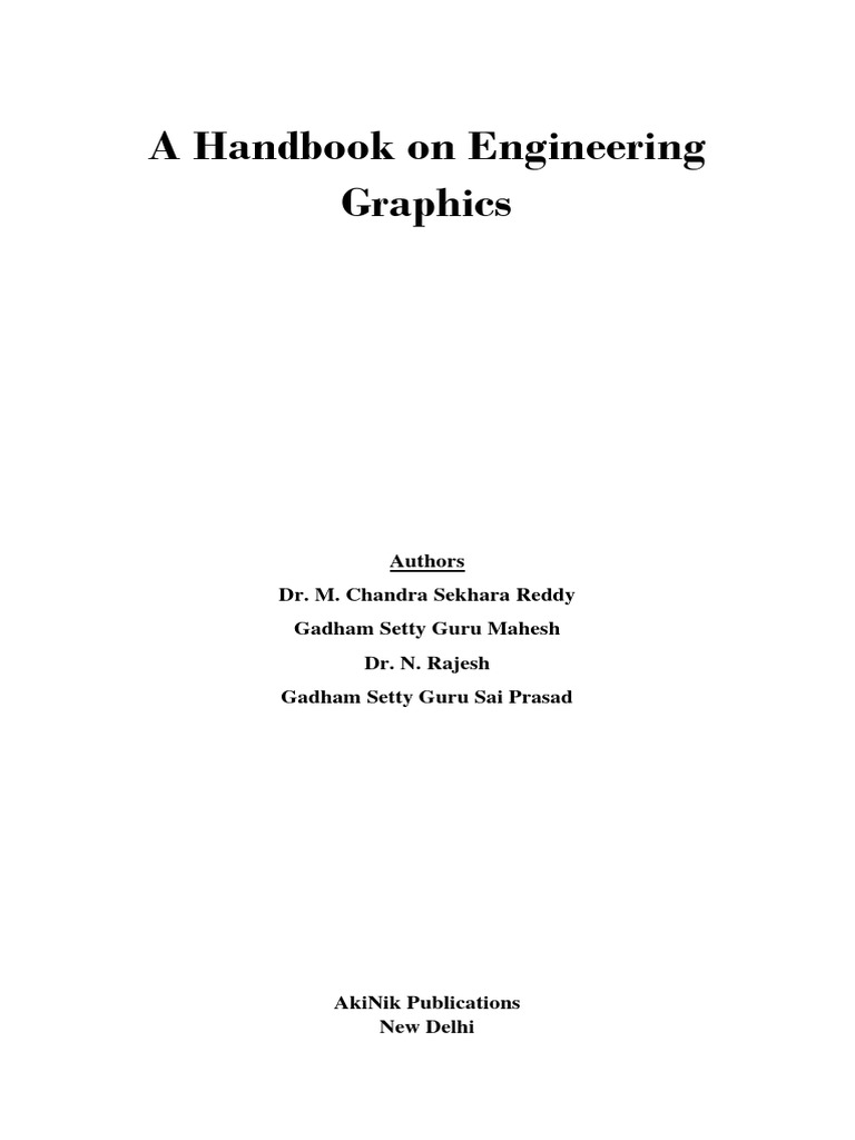 Engineering Graphics Handbook | PDF | Drawing | Angle