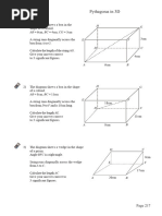 3d Pythagoras pdf2 | PDF | Linear Programming | Euclidean Plane Geometry